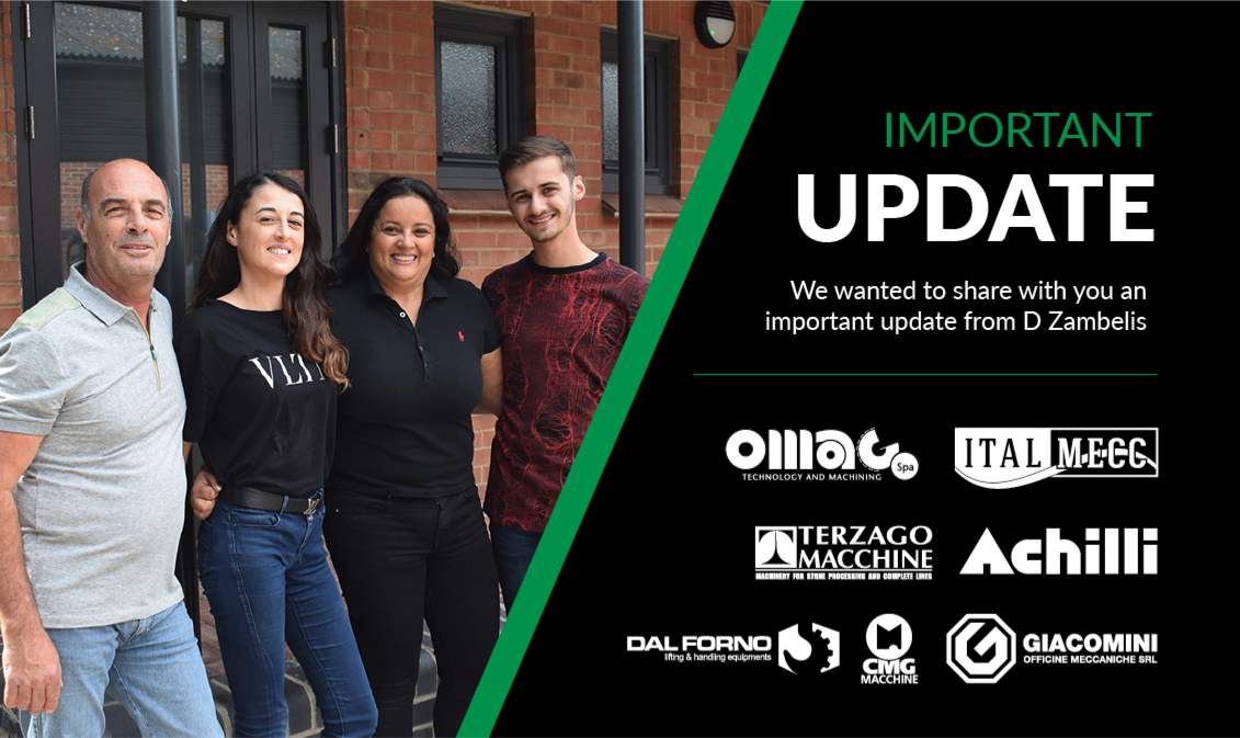 We wanted to share with you an important update from D Zambelis.